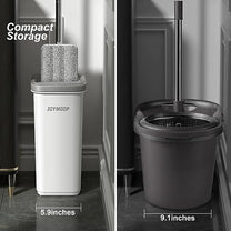 Mop and bucket with Wringer Set, Flat ,for floor cleaning with 3 Micro ...